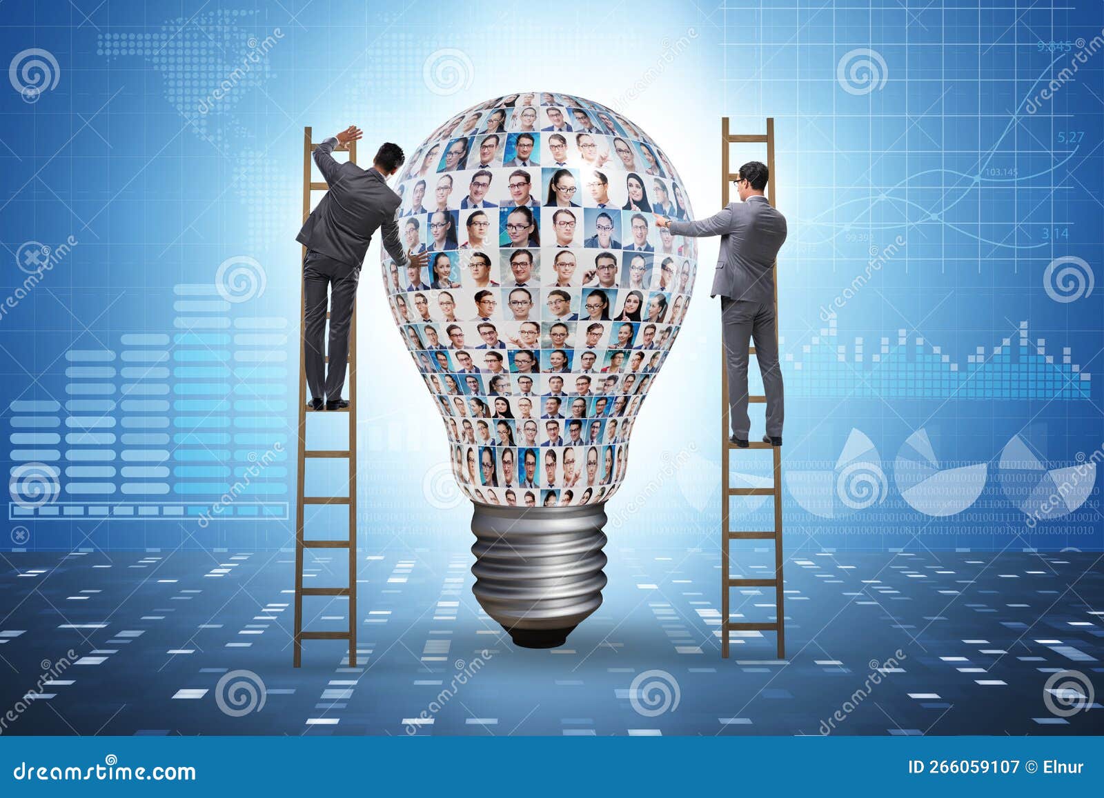 People in Idea and Diversity Concept Stock Image - Image of future ...