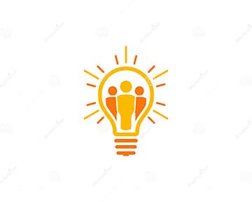 People Idea Icon Logo Design Element Stock Vector - Illustration of ...