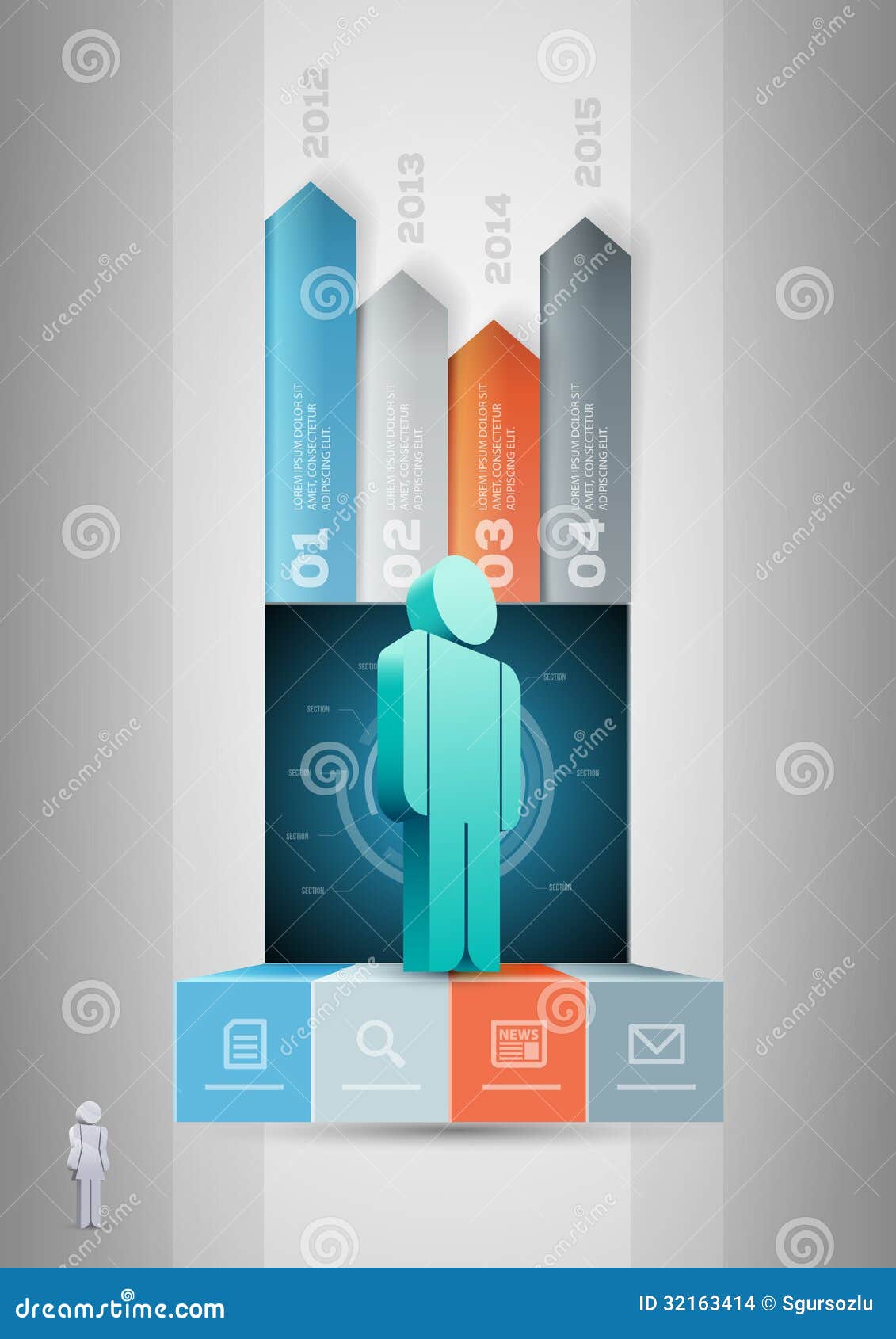 People Infographic Design Template Stock Vector - Illustration of ...