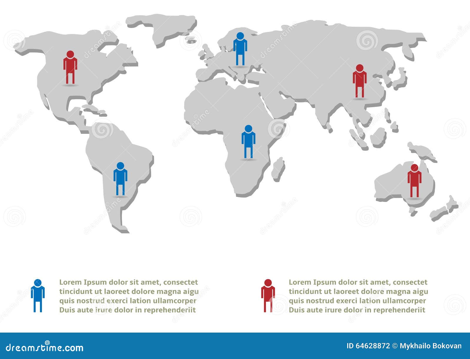 People Infographic Template Stock Vector - Illustration of presentation ...
