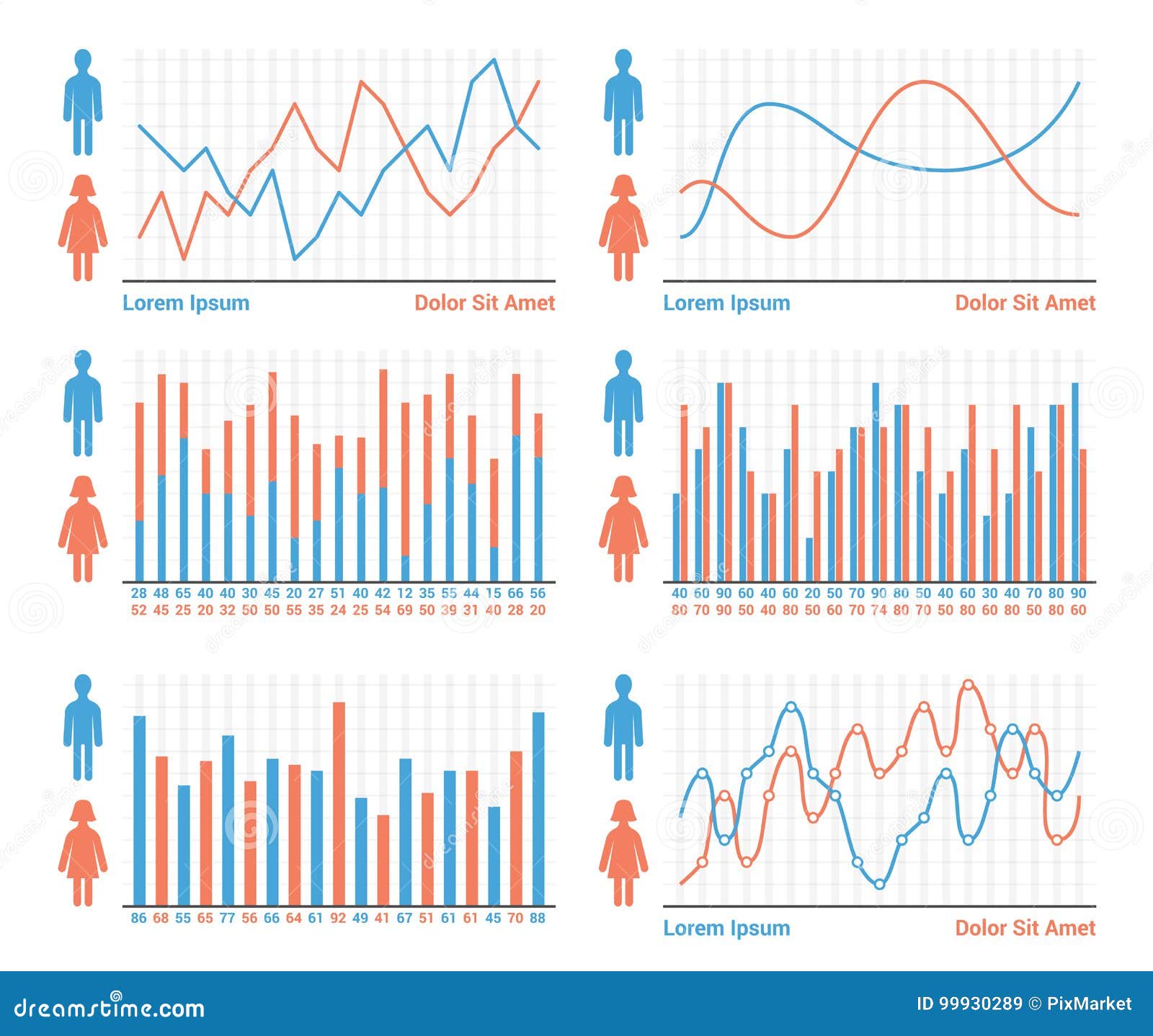 Infographics Of Different Type Of Skin Acne Vector Illustration ...