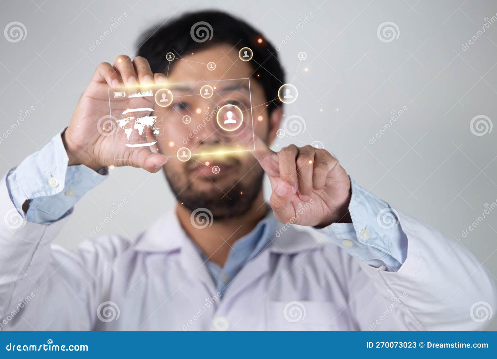 People and Information Data Stock Image - Image of internet, artificial ...