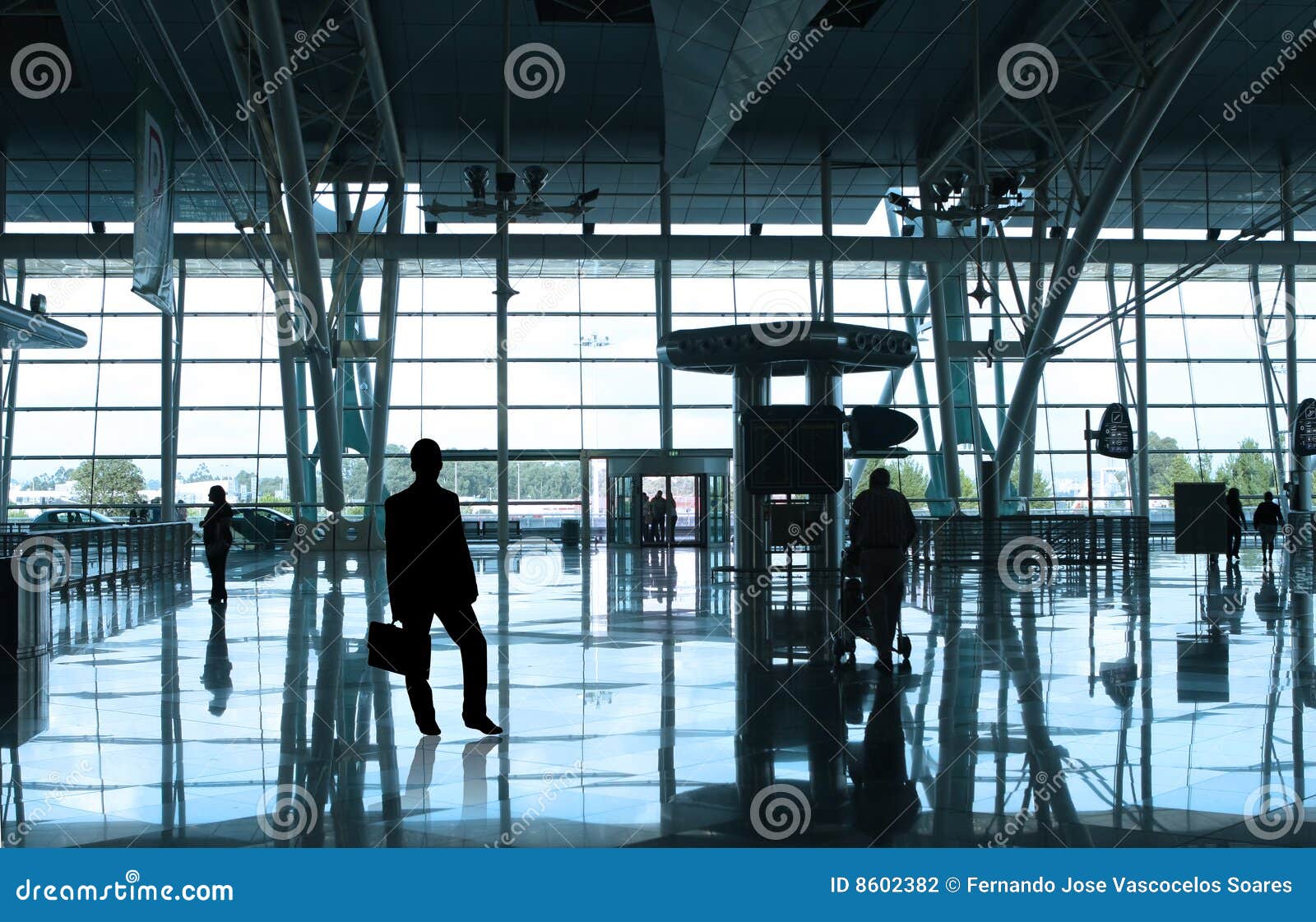 People inside the building stock photo. Image of luggage - 8602382