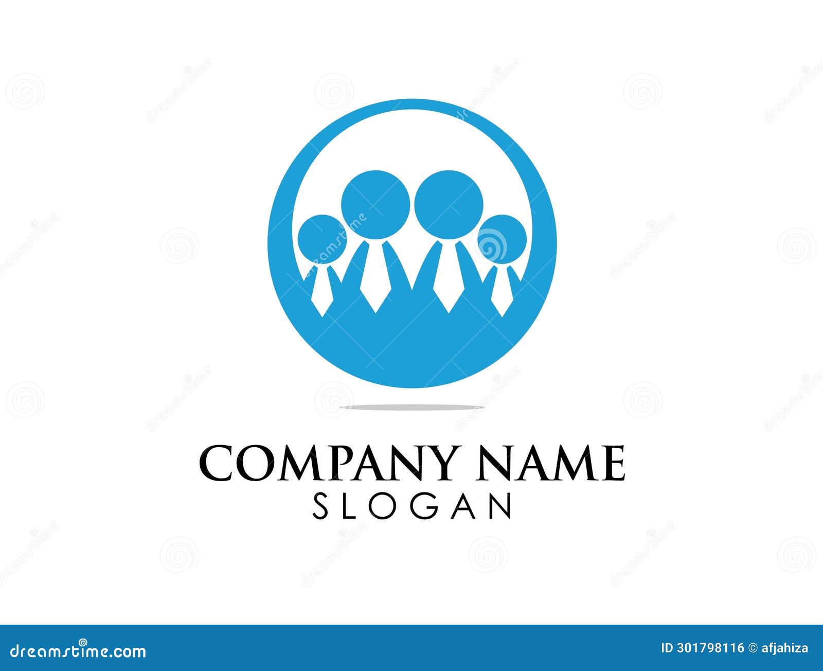 People Inside Circle Logo 2 Template Stock Vector - Illustration of ...