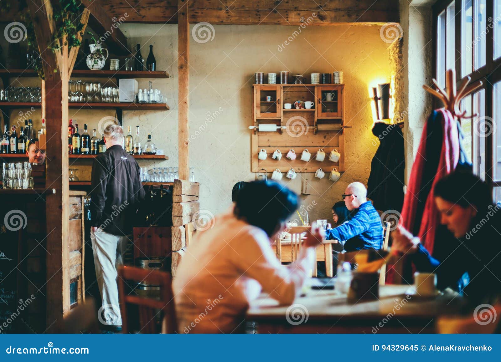 People Inside Great Monastery Restaurant within Strahov Monastery ...