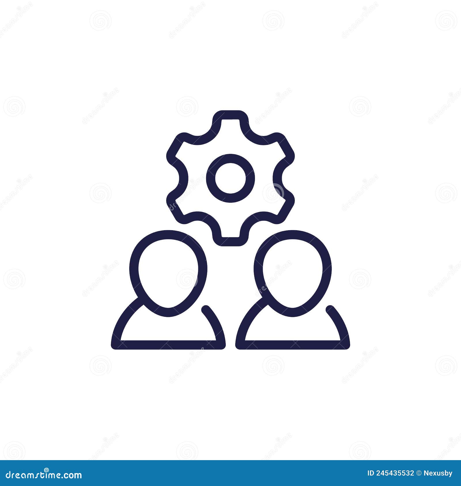 Interaction Line Icons Collection. Mastery, Expertise, Proficiency ...