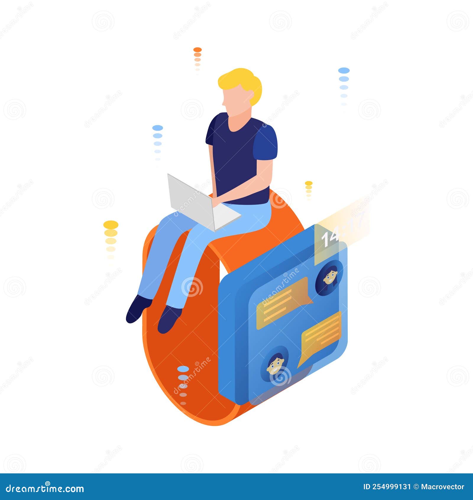 People and Interface Icon stock vector. Illustration of service - 254999131