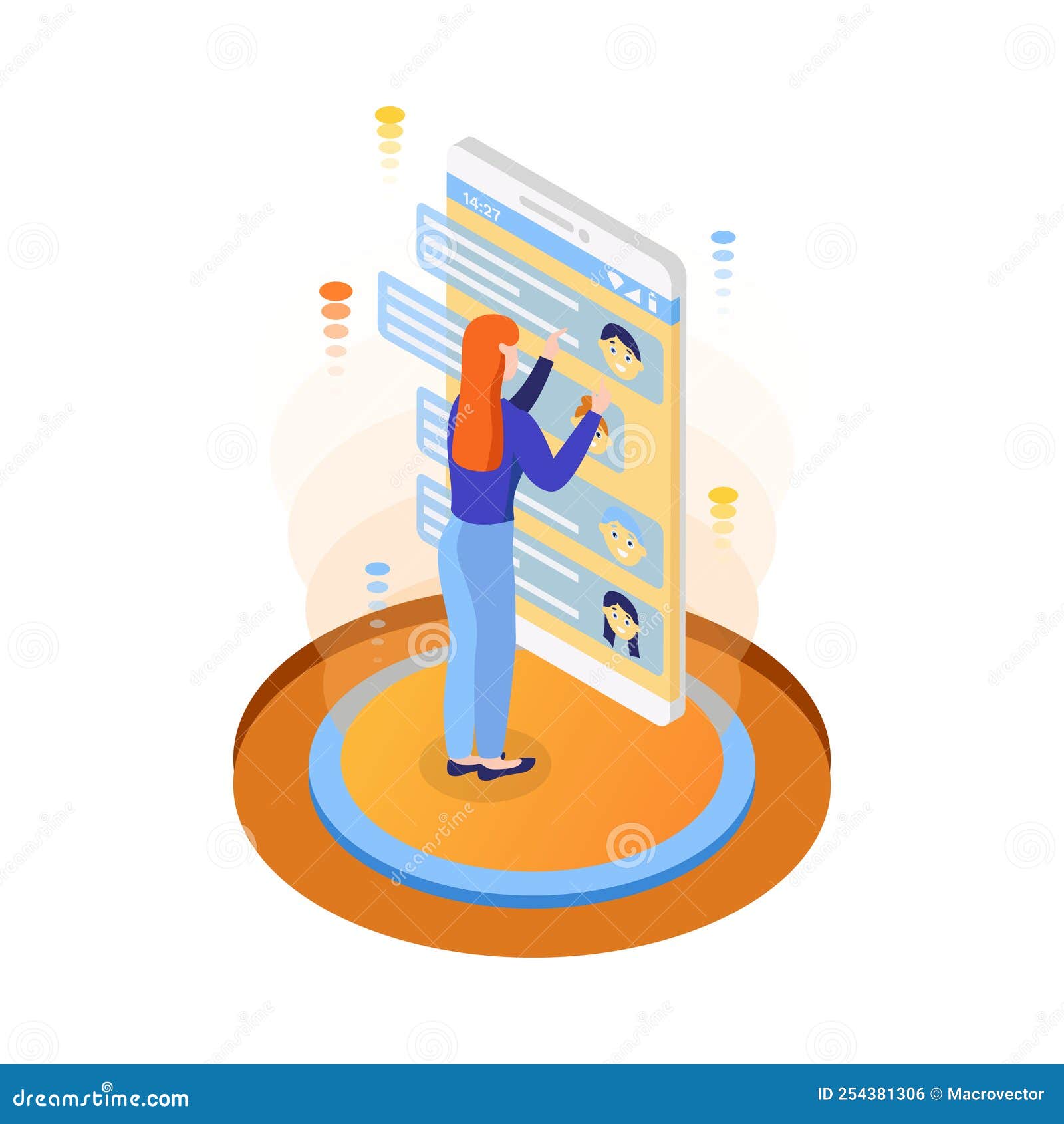 People and Interface Icon stock vector. Illustration of system - 254381306