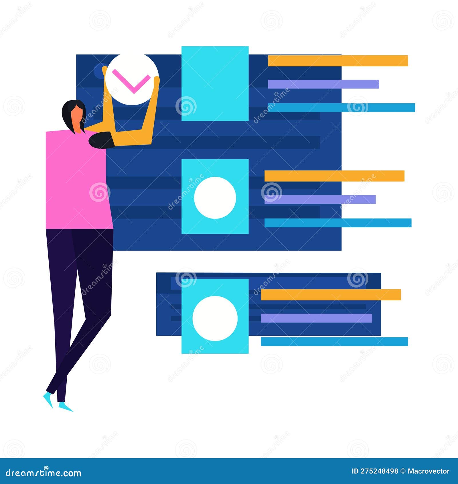 People Interfaces Icon stock vector. Illustration of sign - 275248498