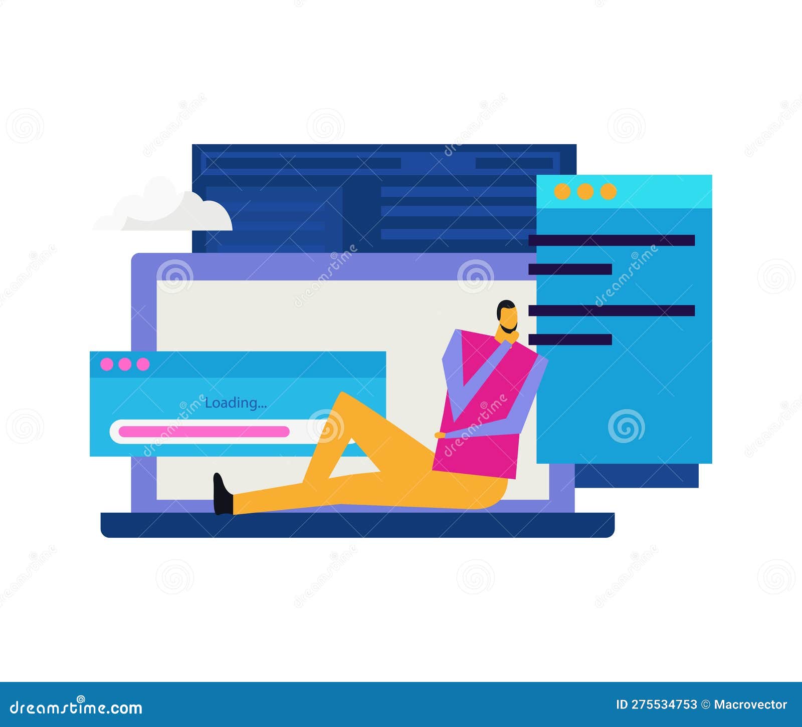 People Interfaces Icon stock vector. Illustration of user - 275534753