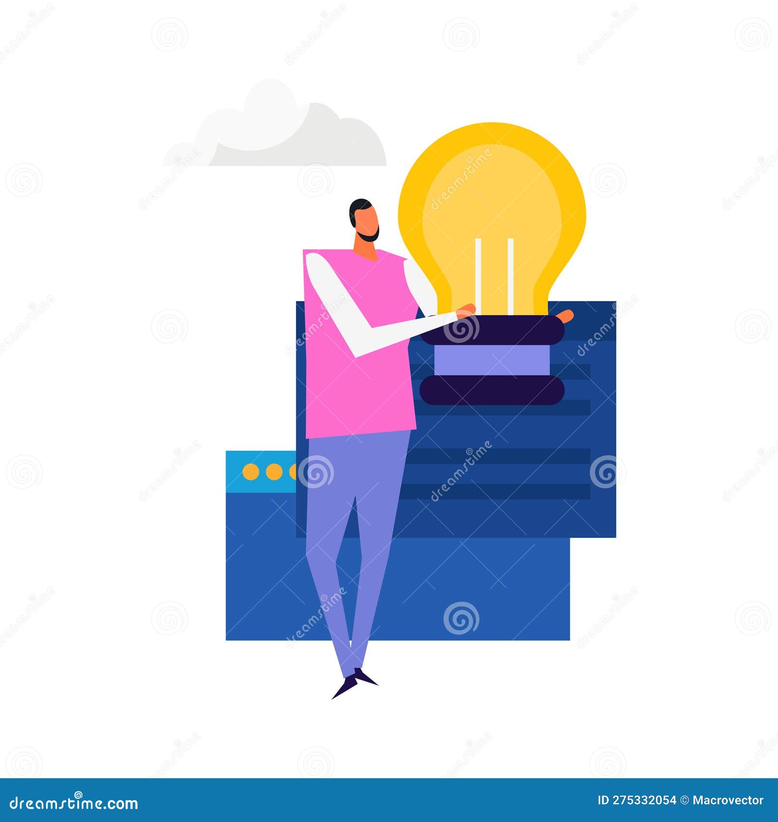 People Interfaces Icon stock vector. Illustration of light - 275332054