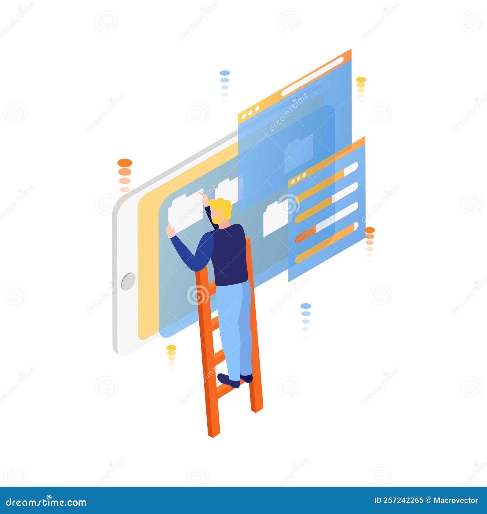 People and Interfaces Icon stock illustration. Illustration of chatting ...