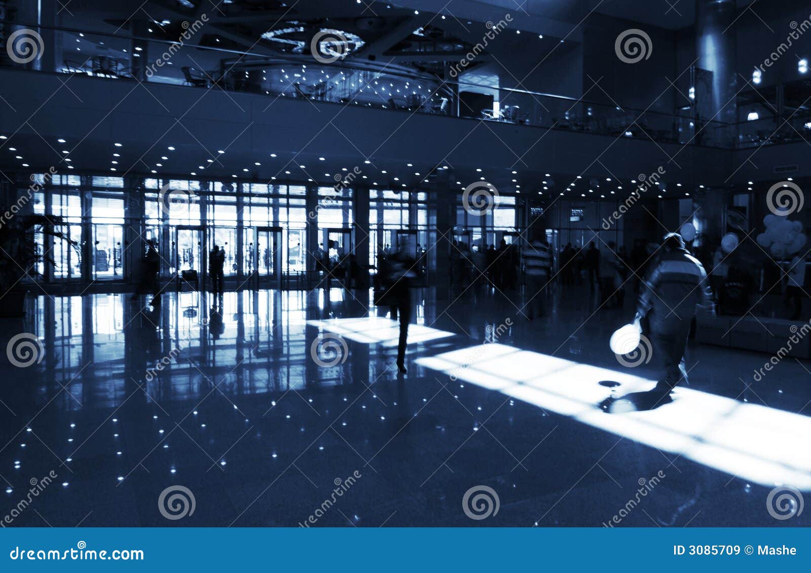 People in interior. stock image. Image of lamp, marble - 3085709