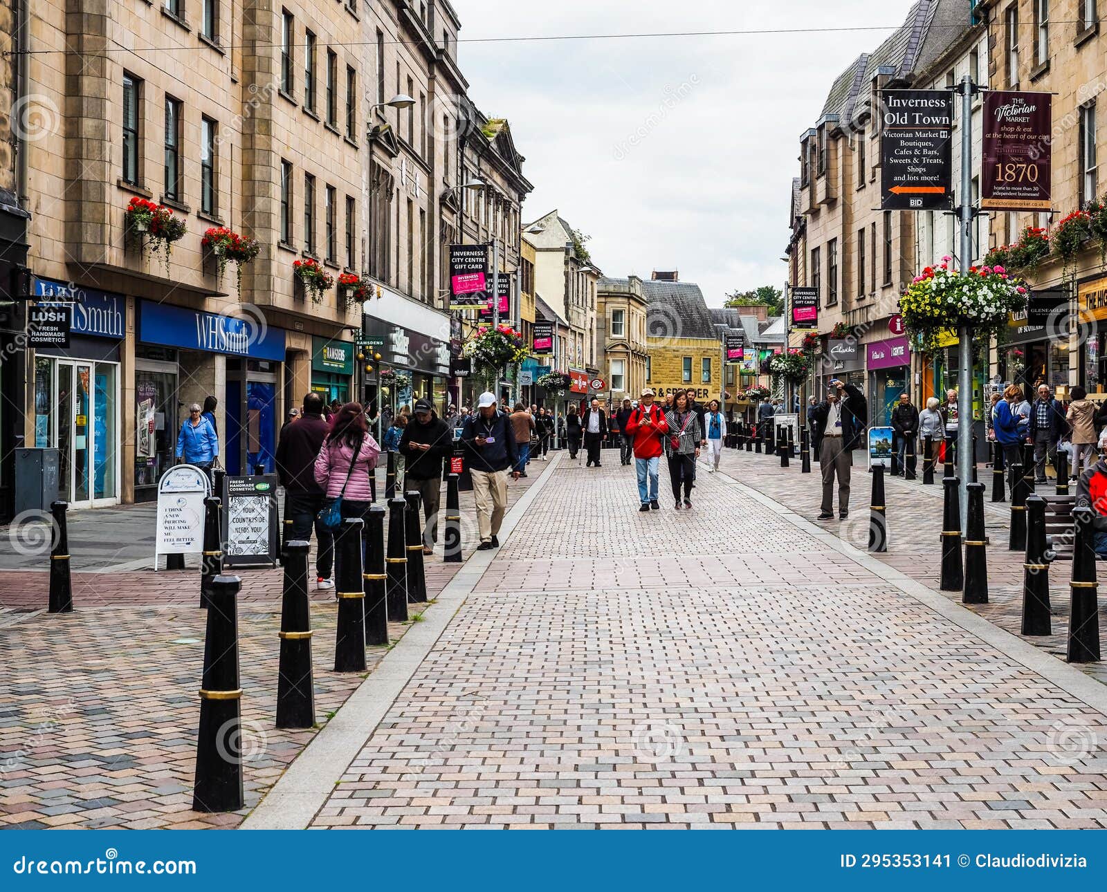 People in Inverness City Centre Editorial Photo - Image of european ...