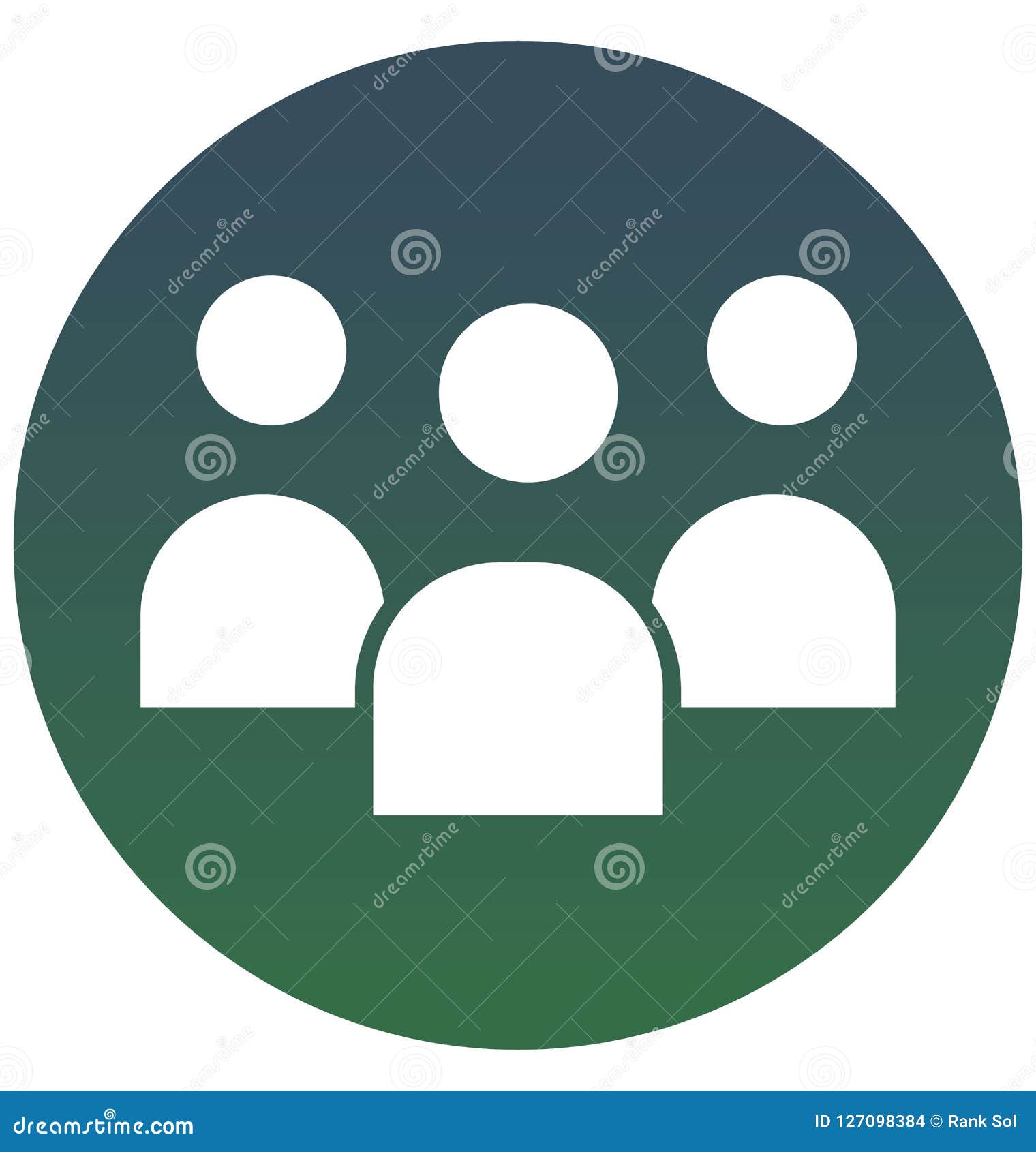 People Isolated Vector with Line and Fill Icon Stock Vector ...