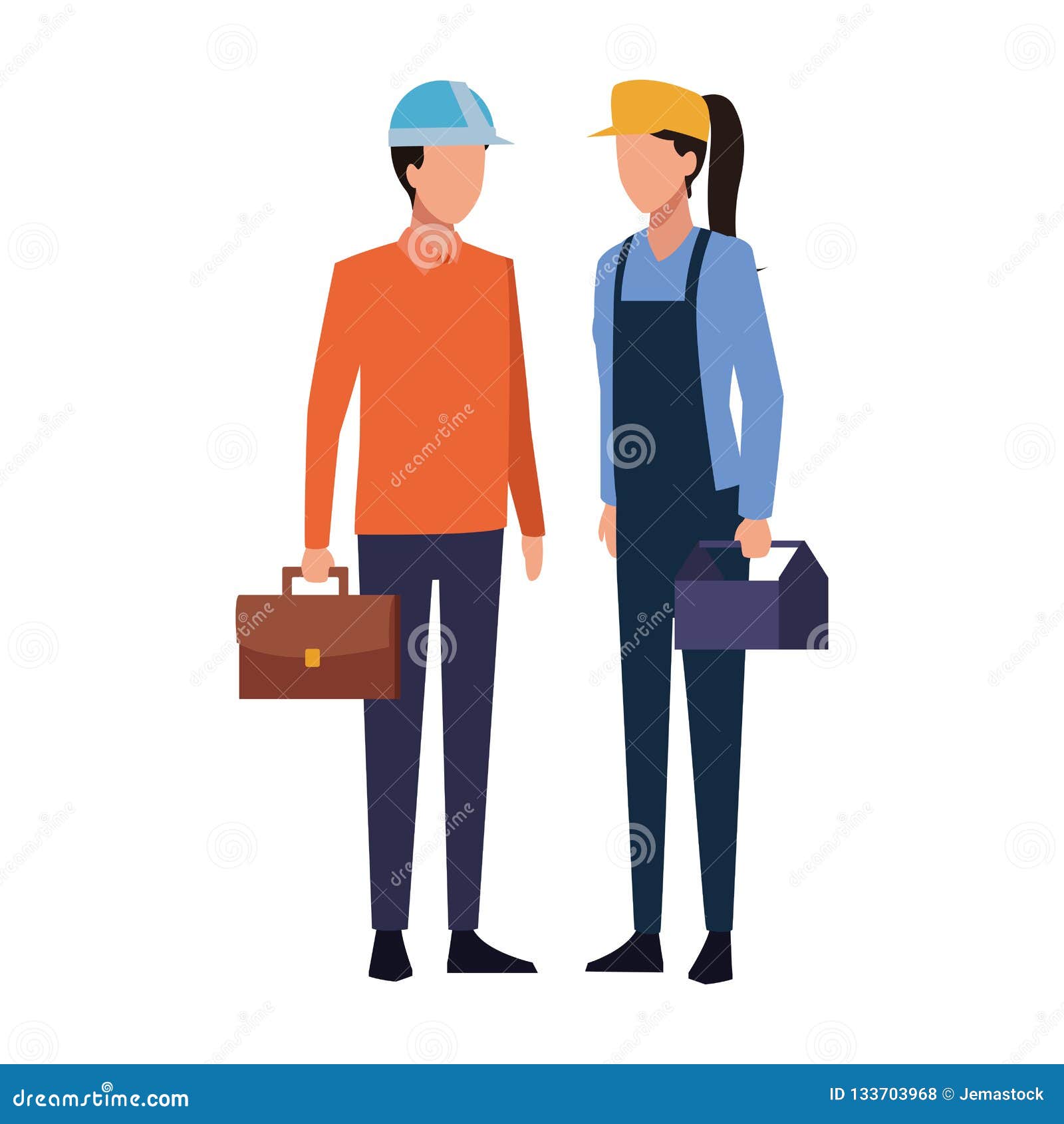 People job and occupation stock vector. Illustration of search - 133703968