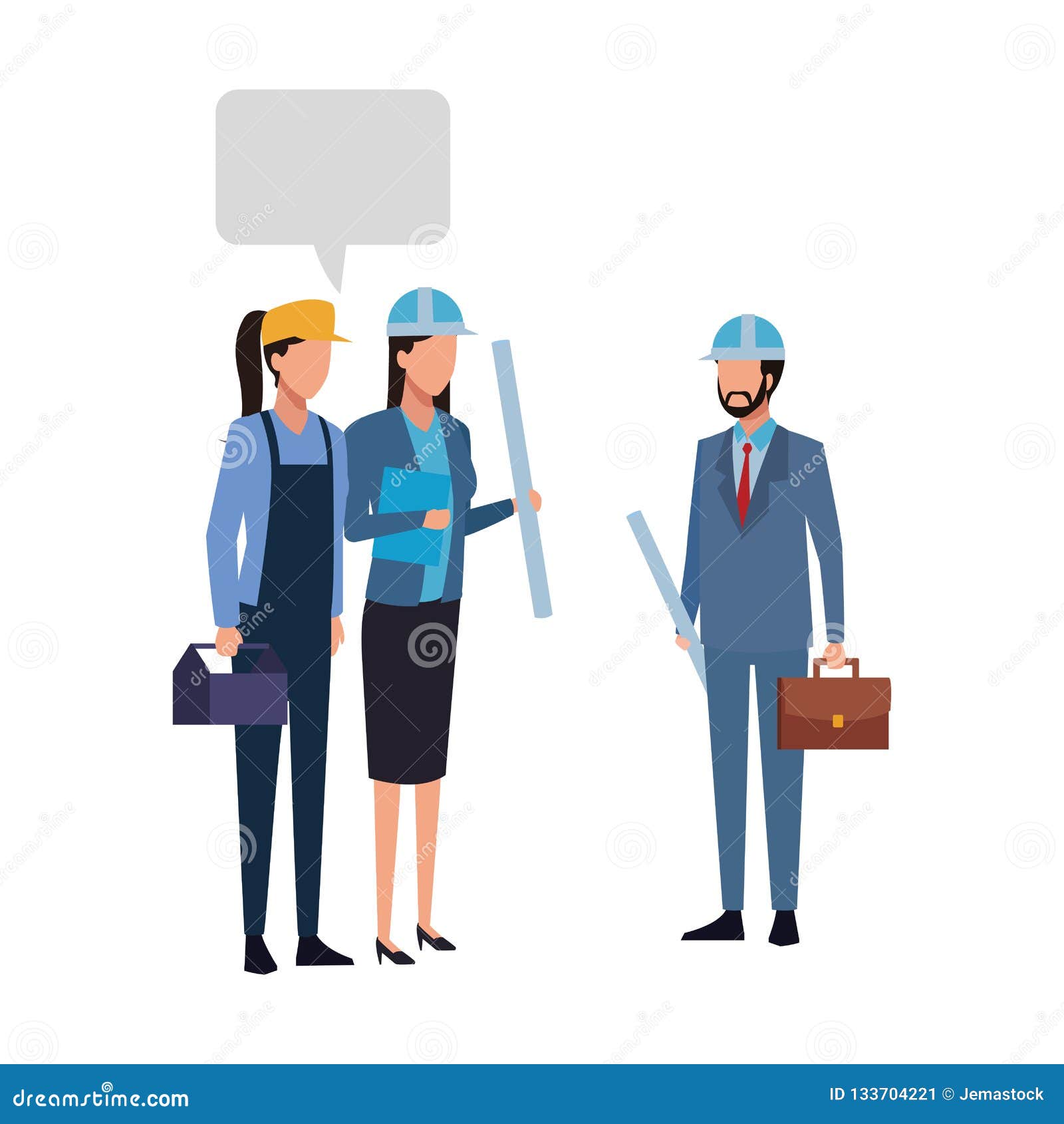 People job and occupation stock vector. Illustration of employers ...