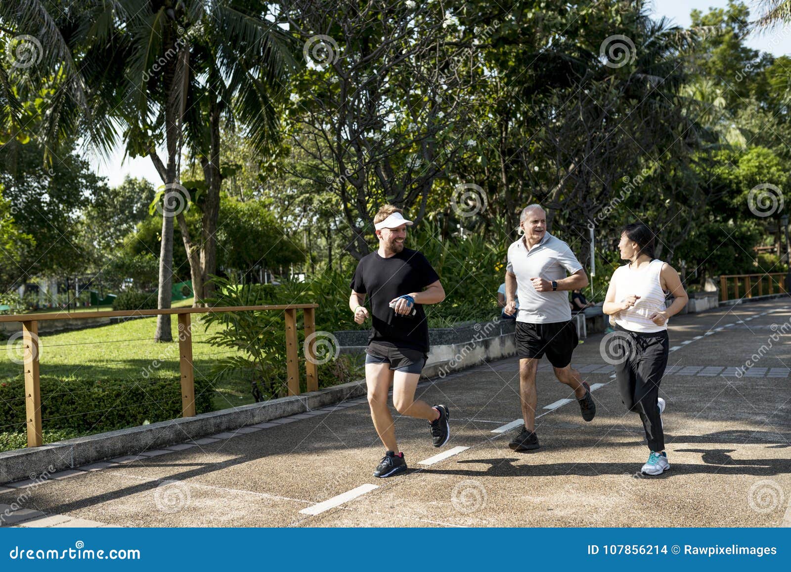 People Jogging at Park Together Stock Photo - Image of park, devotion ...
