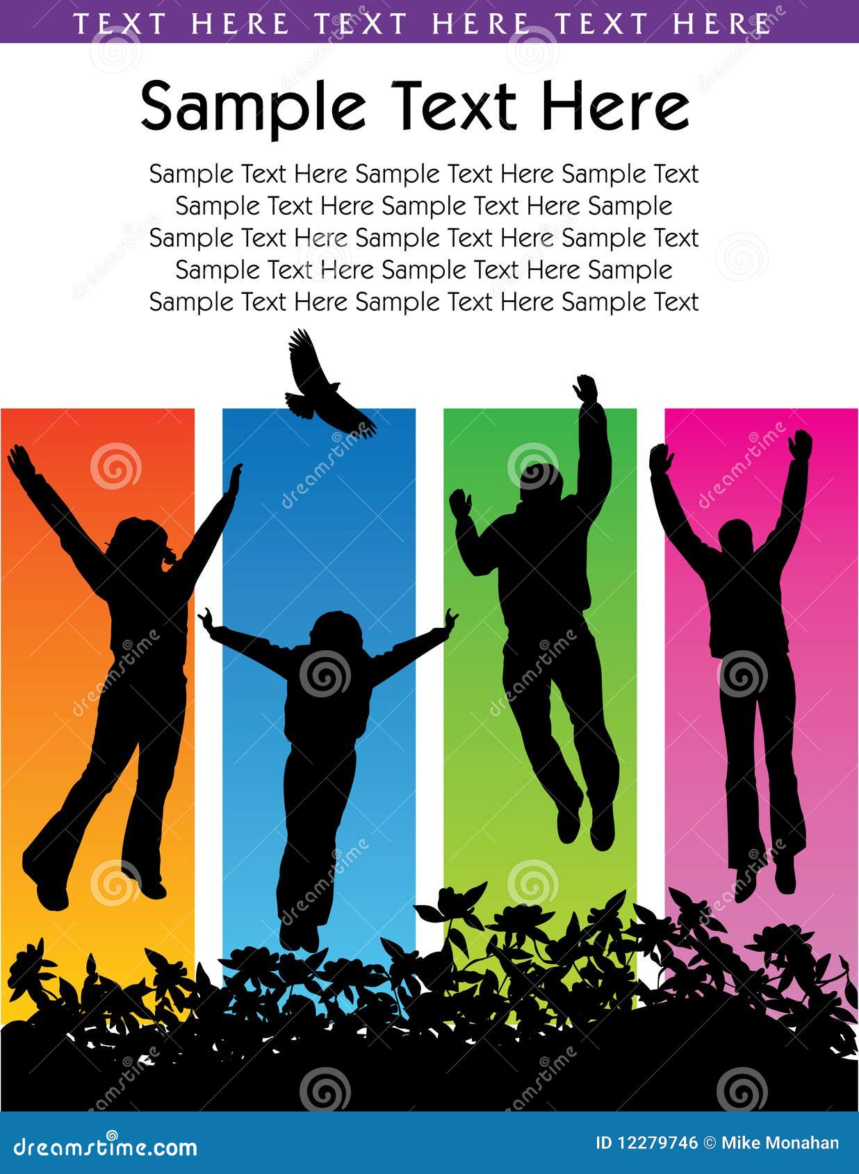 People Jumping Layout Stock Illustrations – 668 People Jumping Layout ...