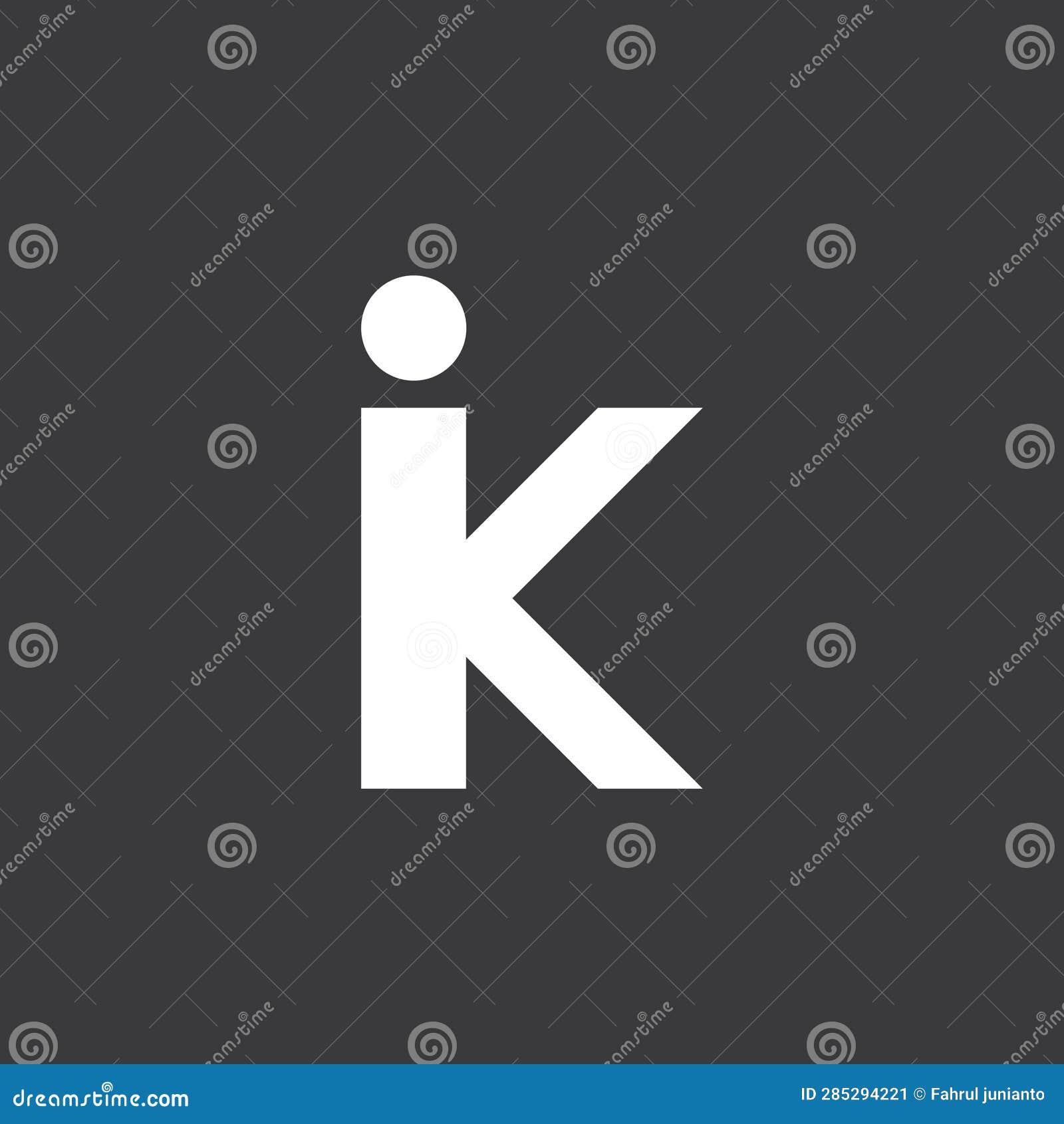 People with K Letter Logo Vector Template Stock Illustration ...