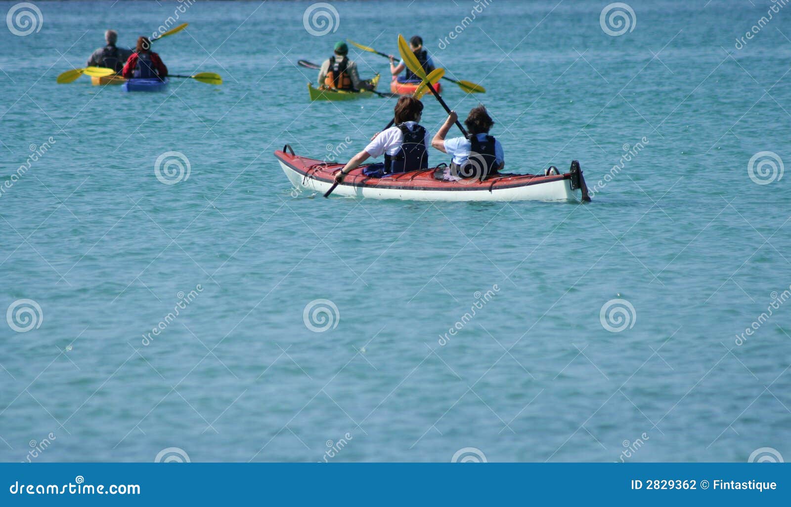 People kayaking stock photo. Image of active, calm, clean - 2829362