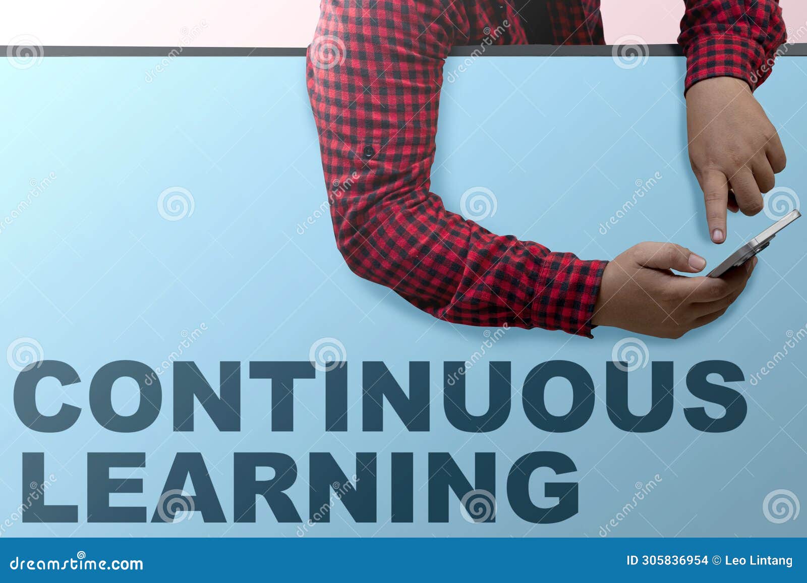 People Lean on while Using a Mobile Phone with Continuous Learning Text ...