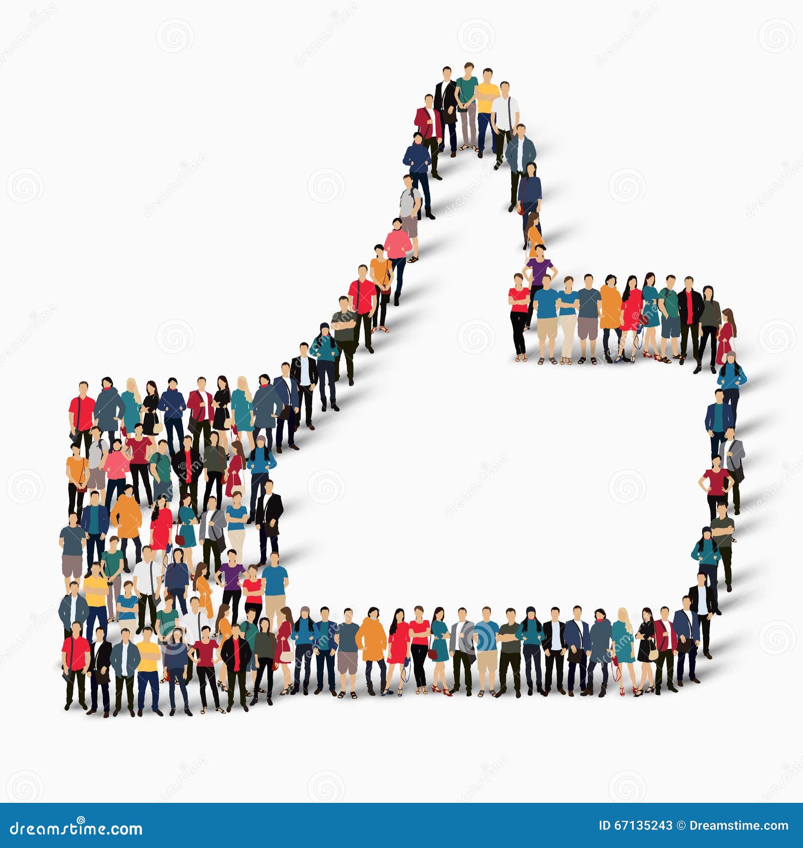 People like crowd stock illustration. Illustration of leadership - 67135243