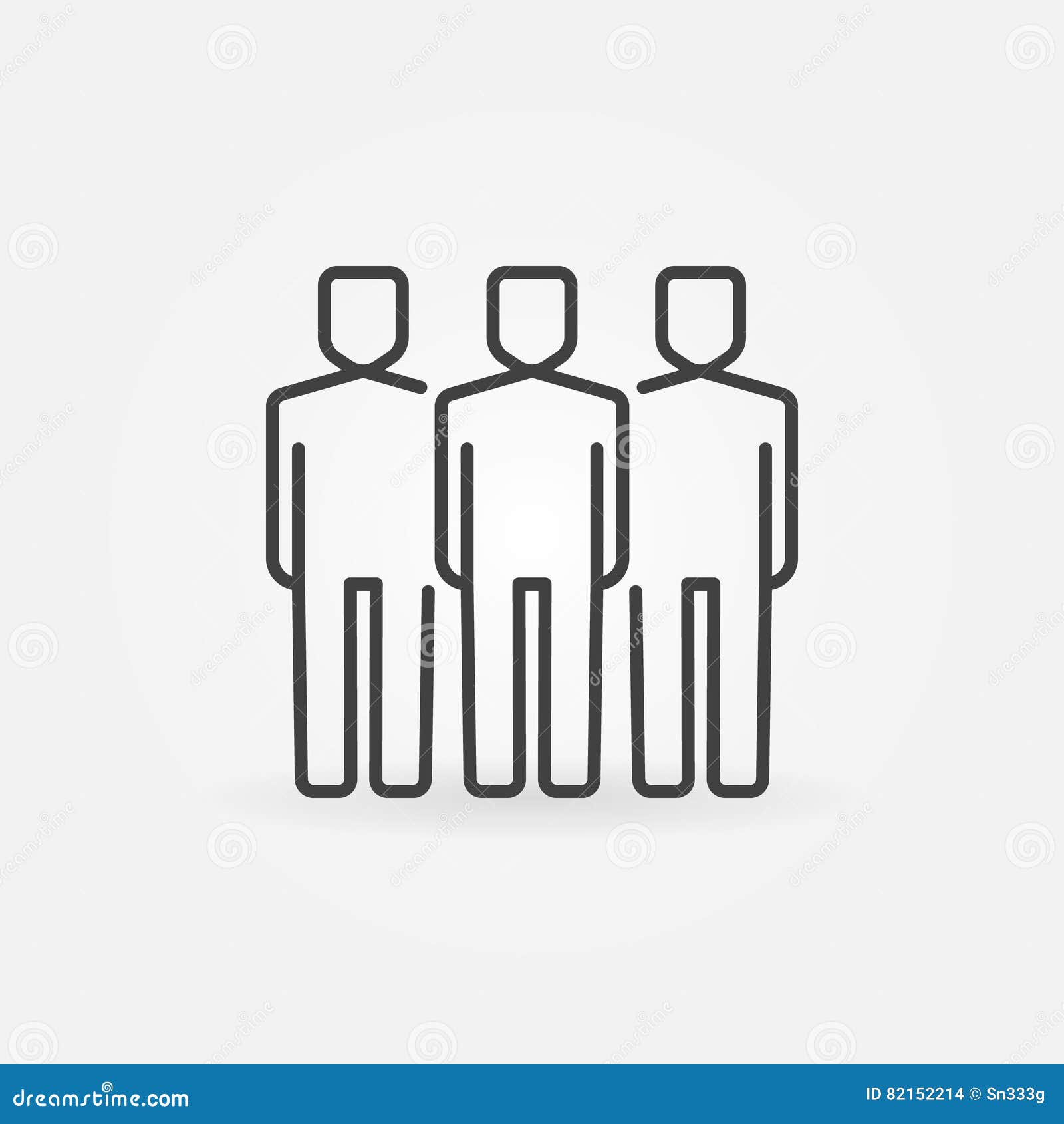 People line icon stock vector. Illustration of group - 82152214