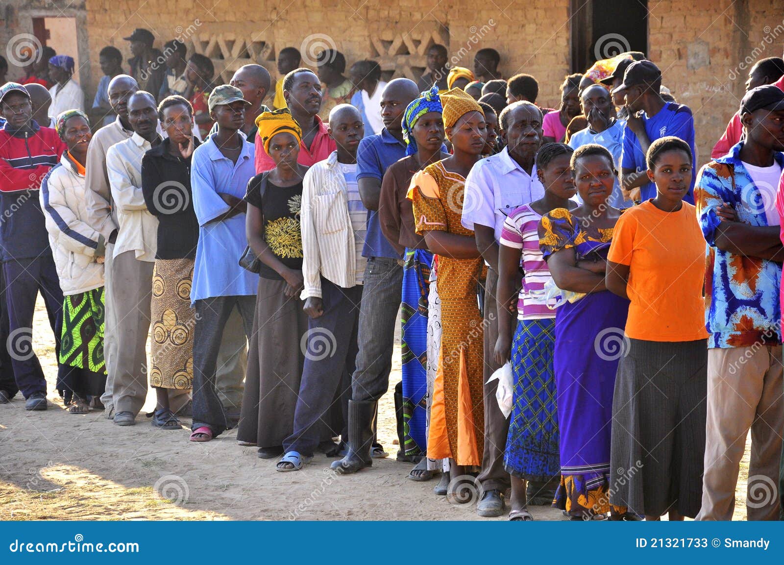 People in Line at at Polling Station Editorial Stock Photo - Image of ...