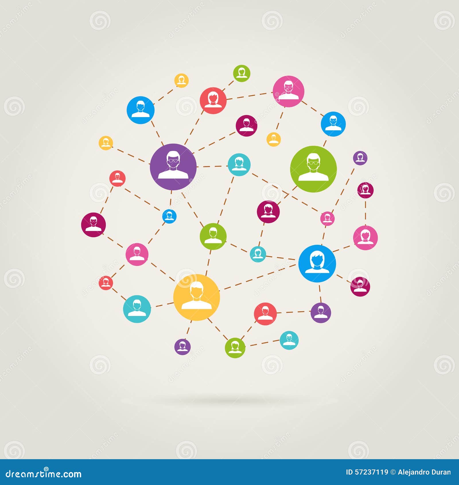 People links stock vector. Illustration of design, green - 57237119