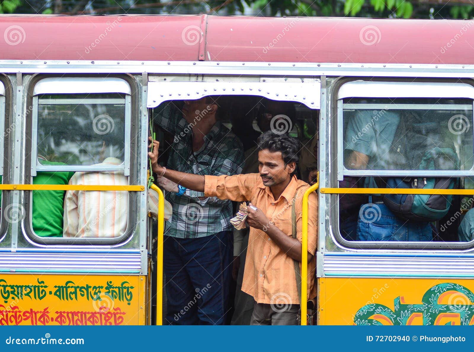 People on the Local Bus in Kolkata, India Editorial Image - Image of ...