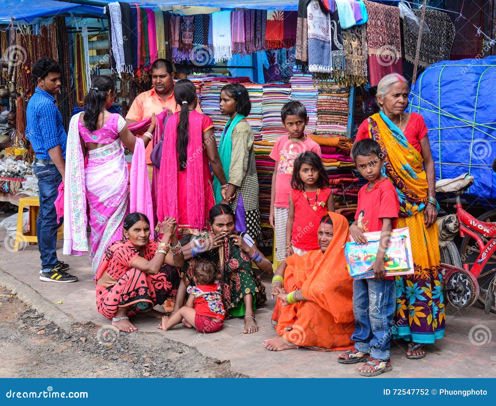 People at the Local Market in Agra, India Editorial Photography - Image ...