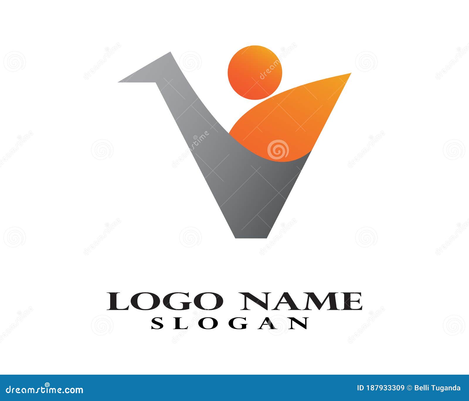 People Logo Abstract Letters Vector Illustration Stock Vector ...