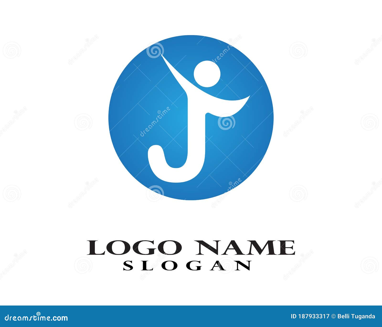 People Logo Abstract Letters Vector Illustration Stock Vector ...