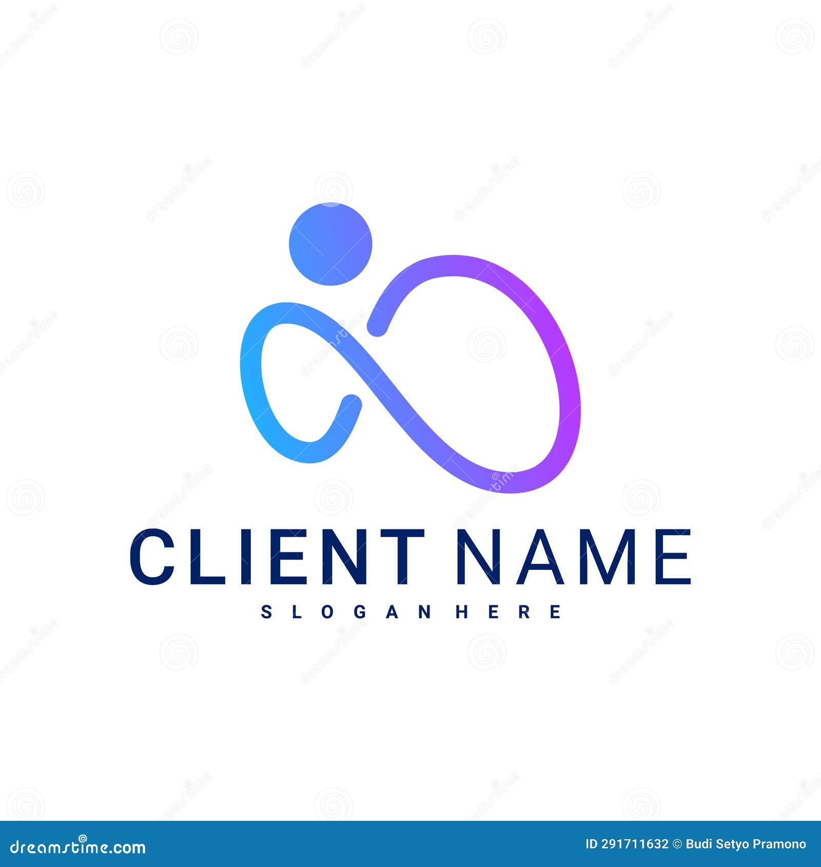 People Logo Design, Human with Infinity Icon Combination, People Logo ...