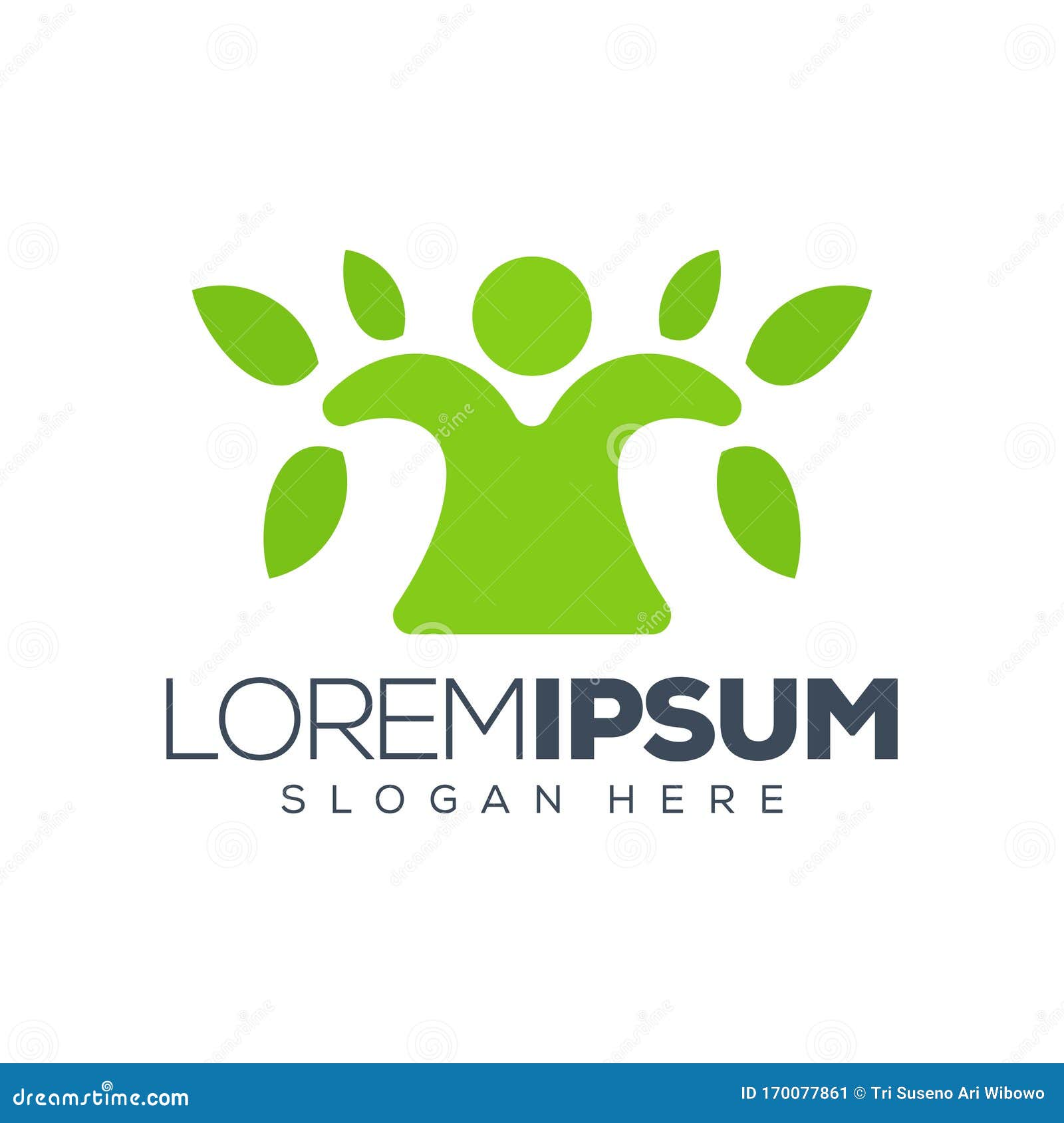 Tree People Logo Design Vector Illustrations Stock Illustration ...