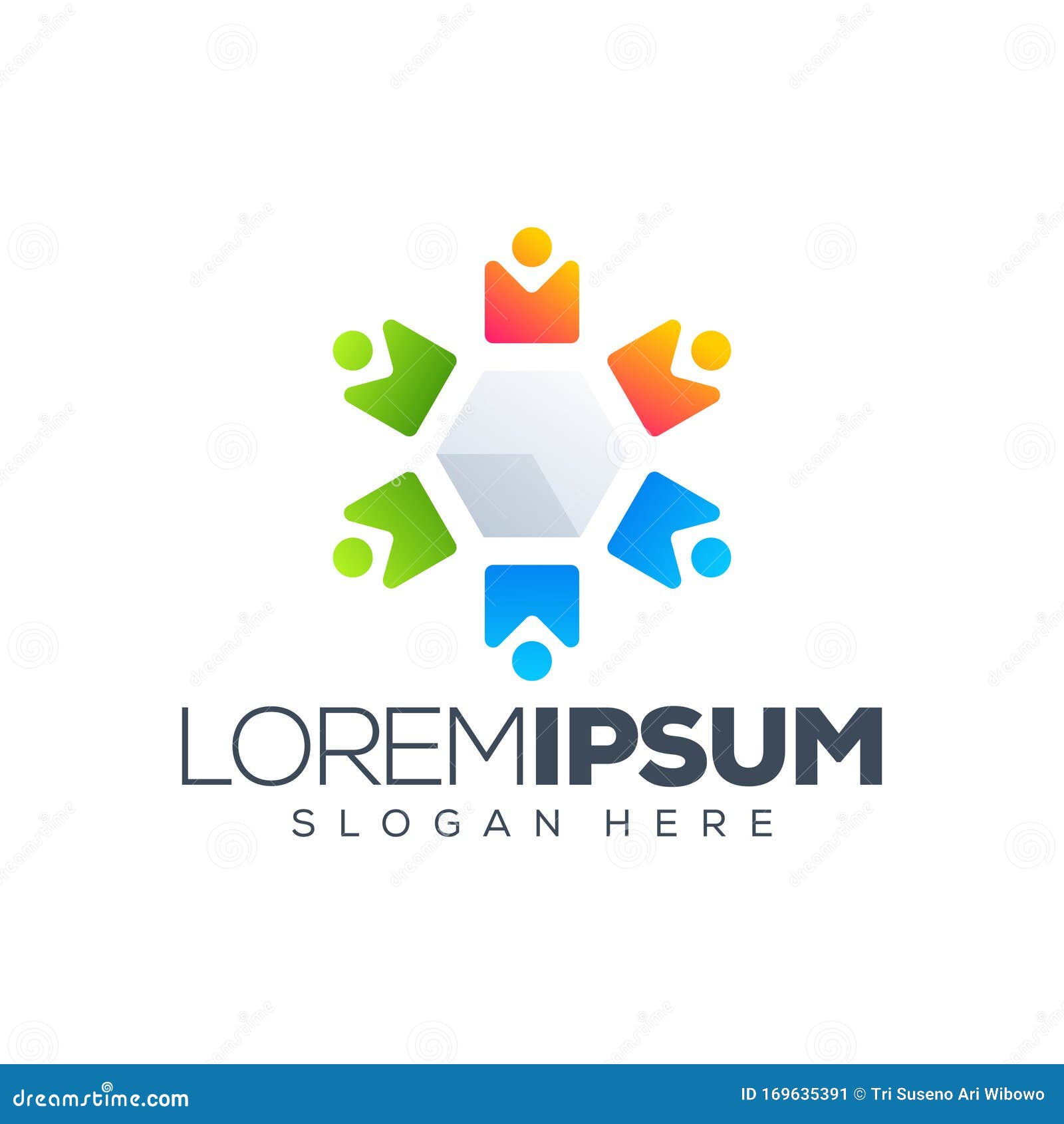 People Logo Design Vector Illustrations Stock Vector - Illustration of ...