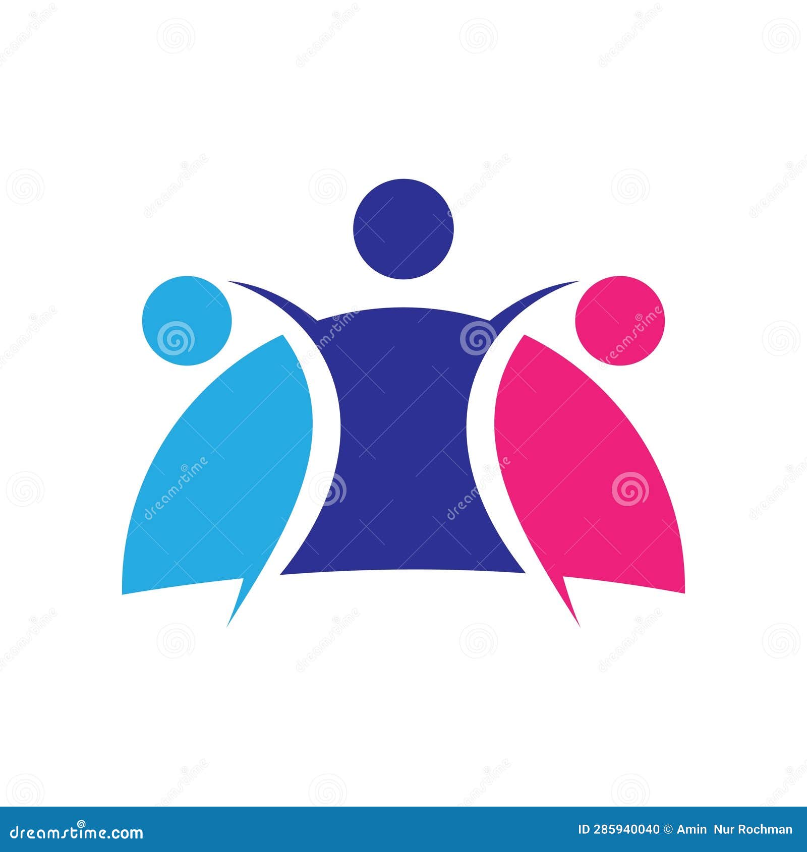 People Logo Vector Icon Template Stock Illustration - Illustration of ...