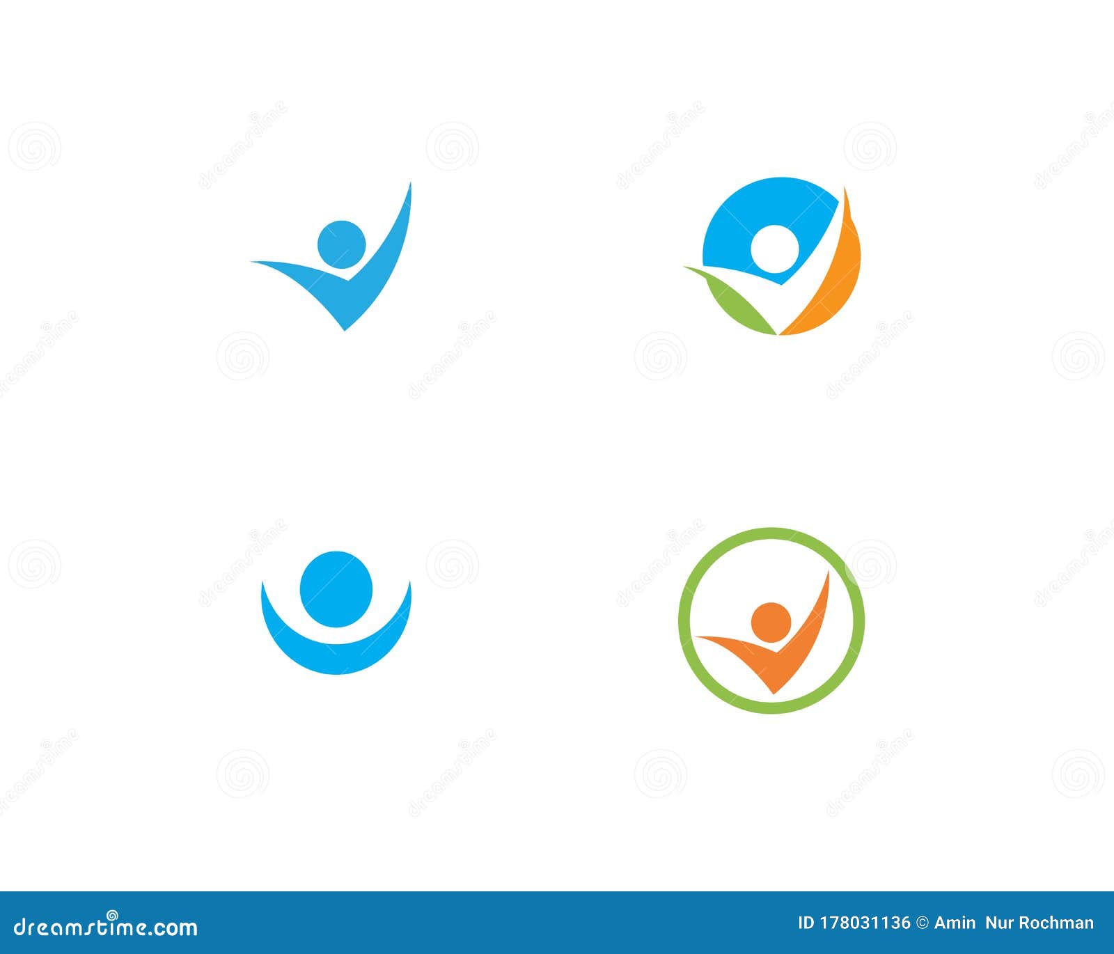 People logo vector stock illustration. Illustration of pray - 178031136