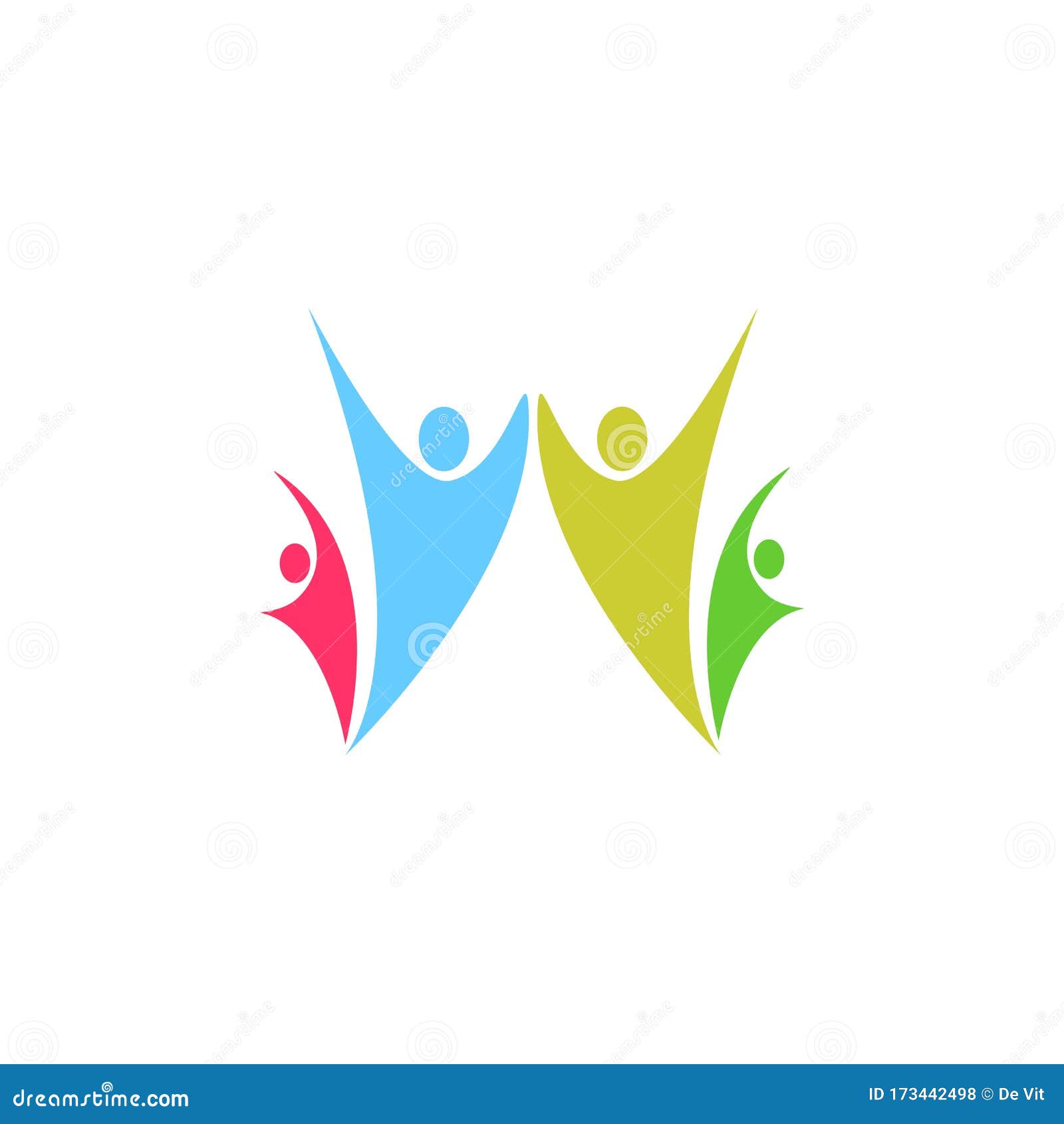 Community People logo stock vector. Illustration of company - 173442498