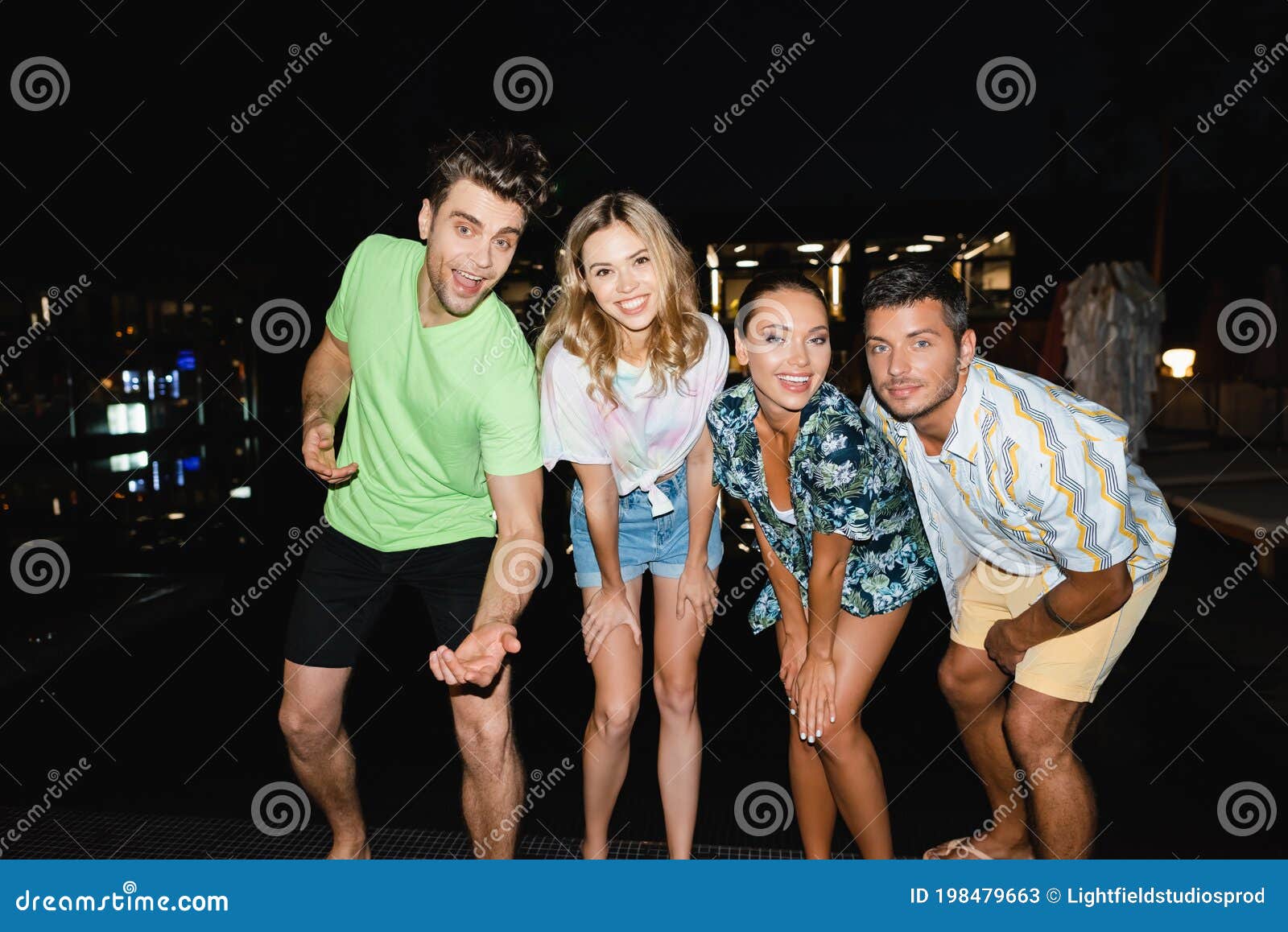 People Looking at Camera Outdoors at Stock Image - Image of women ...