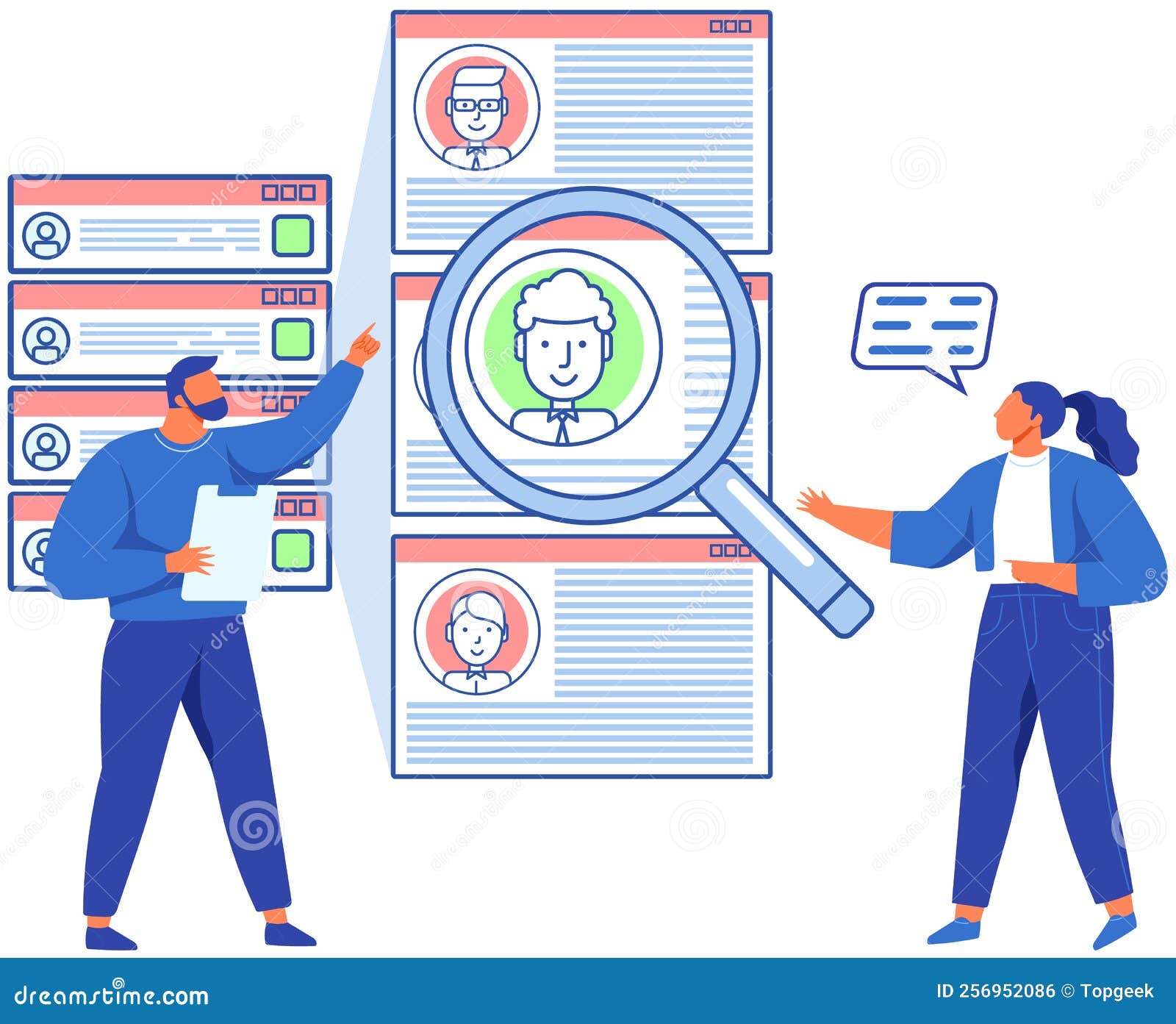 People Look at User Profiles in Social Network. Colleagues with ...