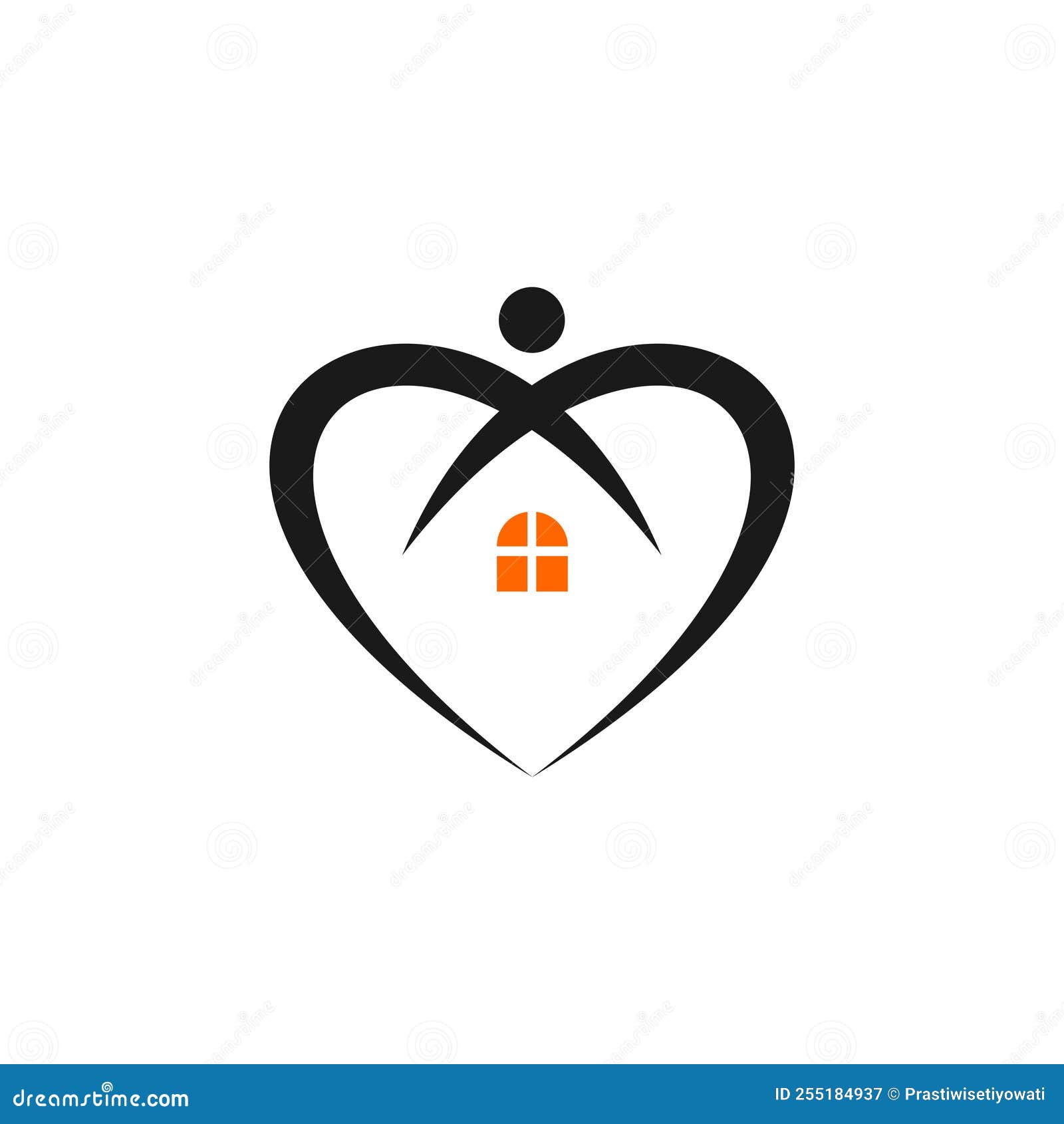 People love home logo icon stock vector. Illustration of isolated ...