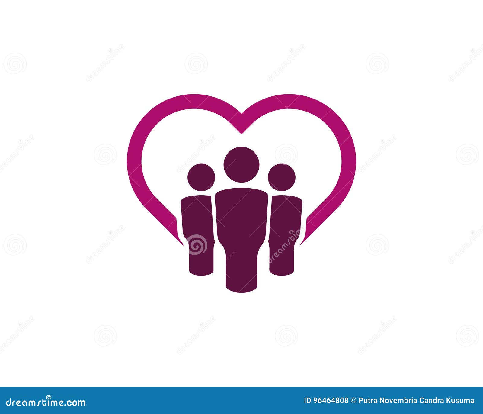 People Love Icon Logo Design Element Stock Vector - Illustration of ...