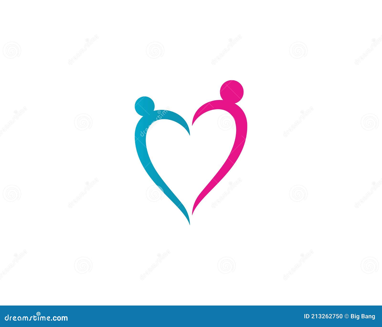 People love vector logo stock vector. Illustration of ornament - 213262750