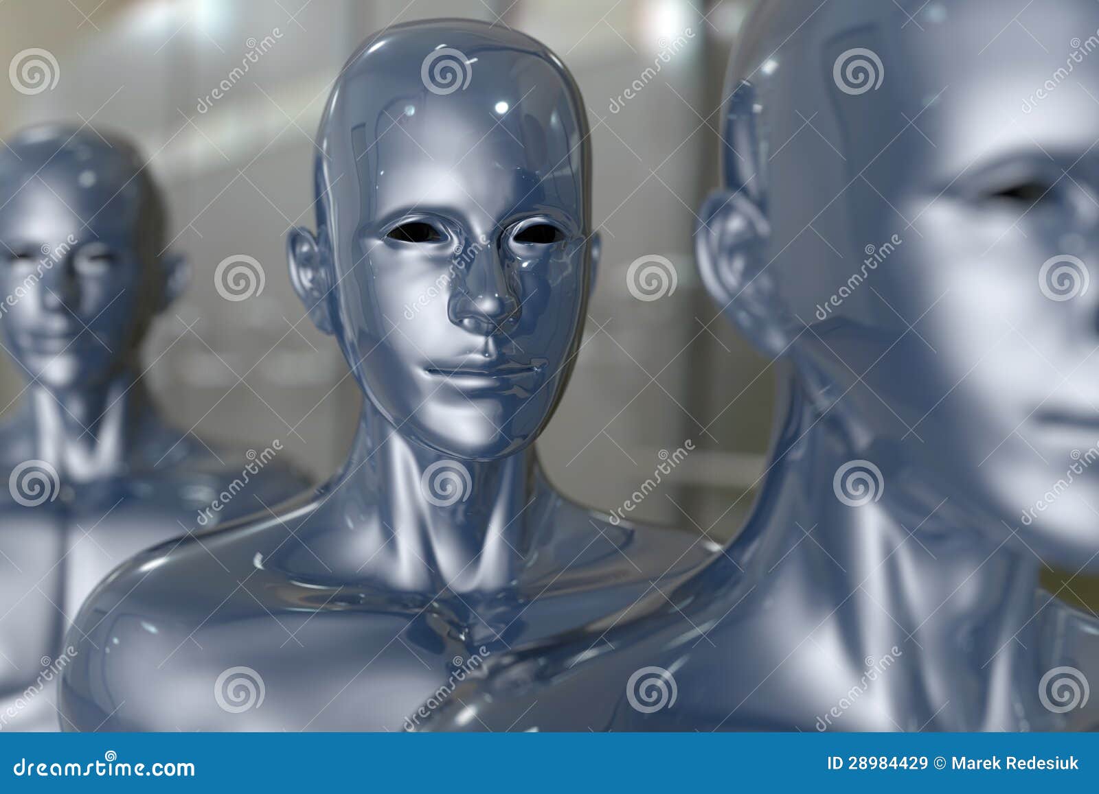 People Machine - Artificial Intelligence. Stock Illustration ...