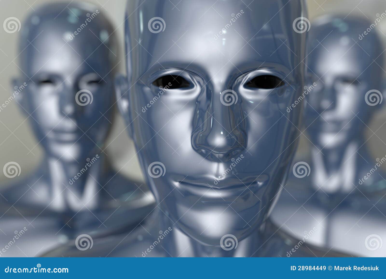 People Machine - Artificial Intelligence. Stock Illustration ...