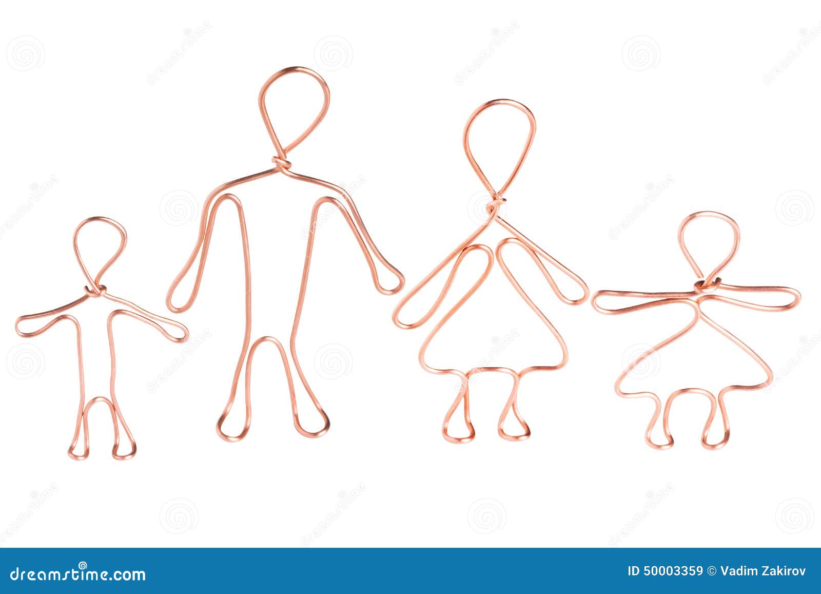 People Made from Wire Copper Stock Image - Image of people, education ...