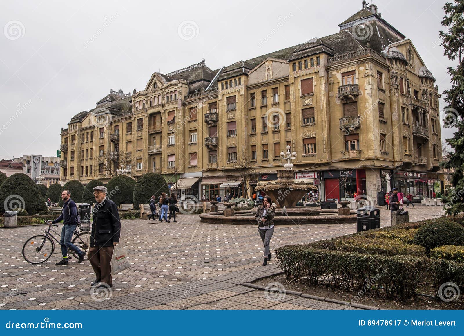 People on the Main Street in Timisoara Editorial Photography - Image of ...
