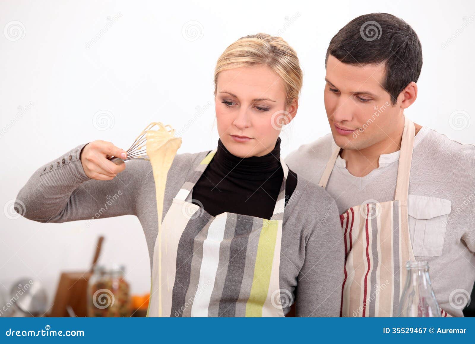 People making a cake stock image. Image of home, cook - 35529467